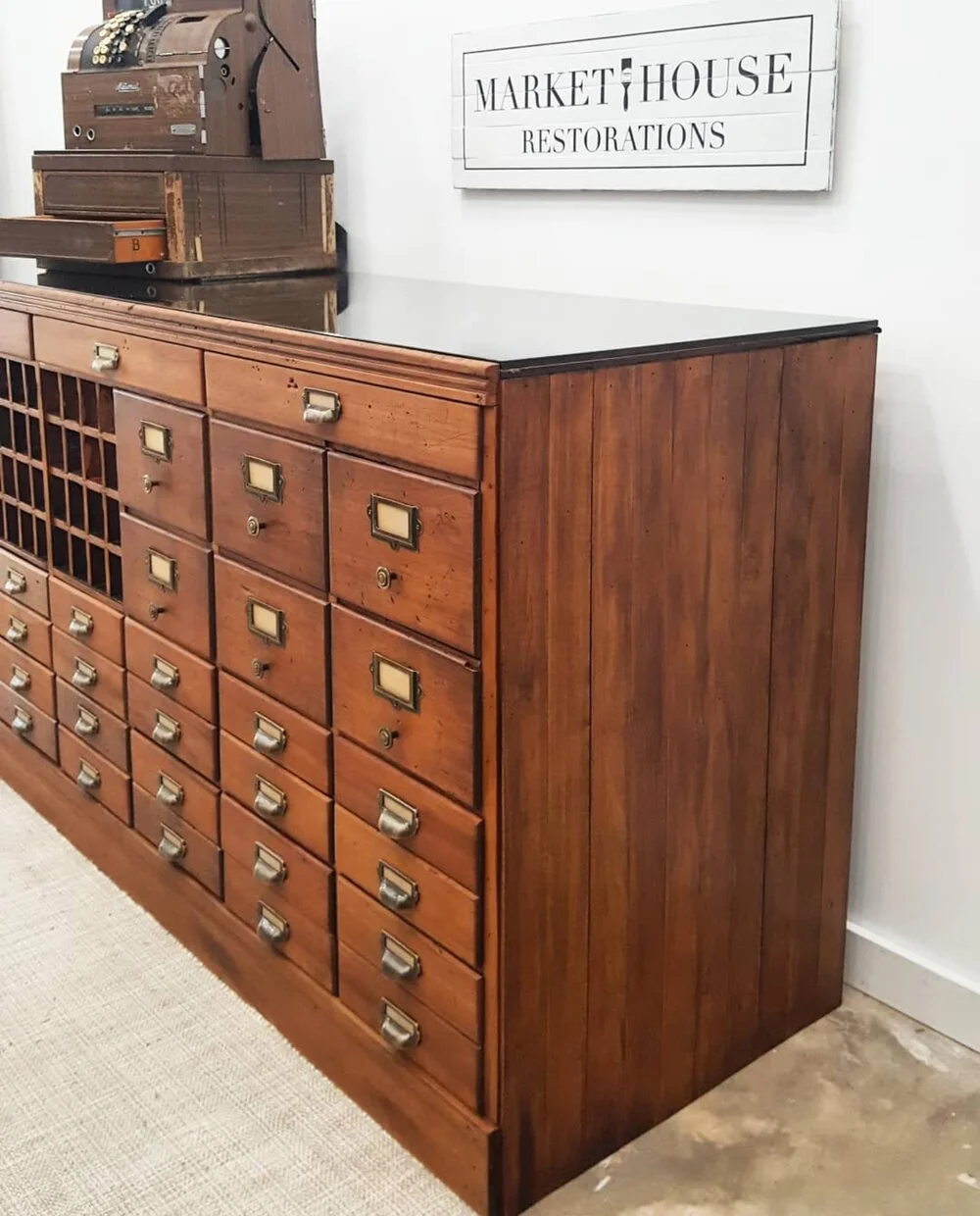 Antique General Store Apothecary Cabinet Makeover # ...