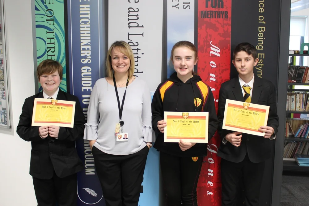 Pupils of the Month - January 2018 — Aberdare Community School - Strive ...