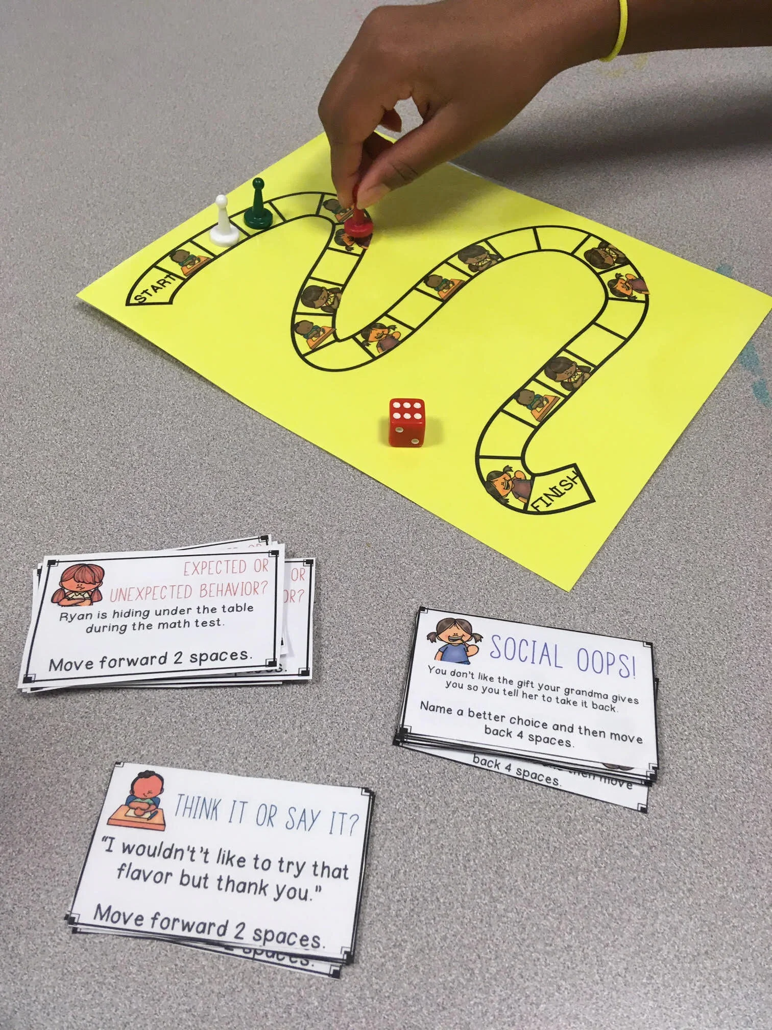 Social Skills Game Board