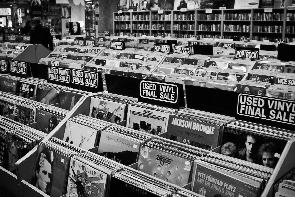 Record Store 1960s