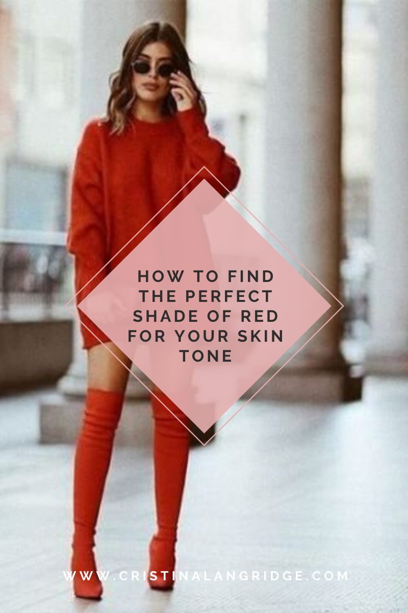 How to Find the Perfect Shade of Red for Your Skin Tone — Cristina ...
