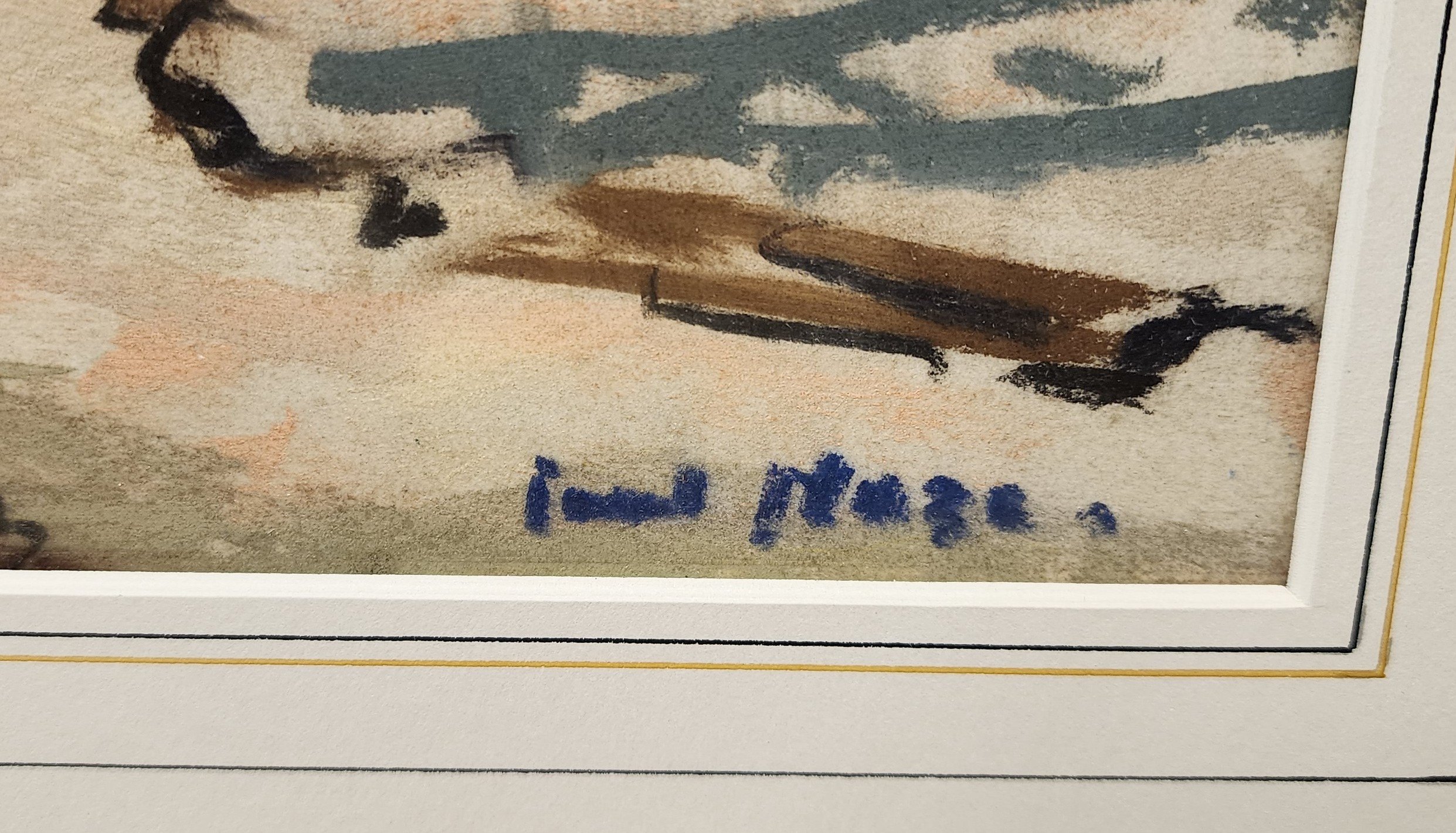 Boats on the Beach, Dorset , circa 1935 by Paul Lucien Maze — Austin ...
