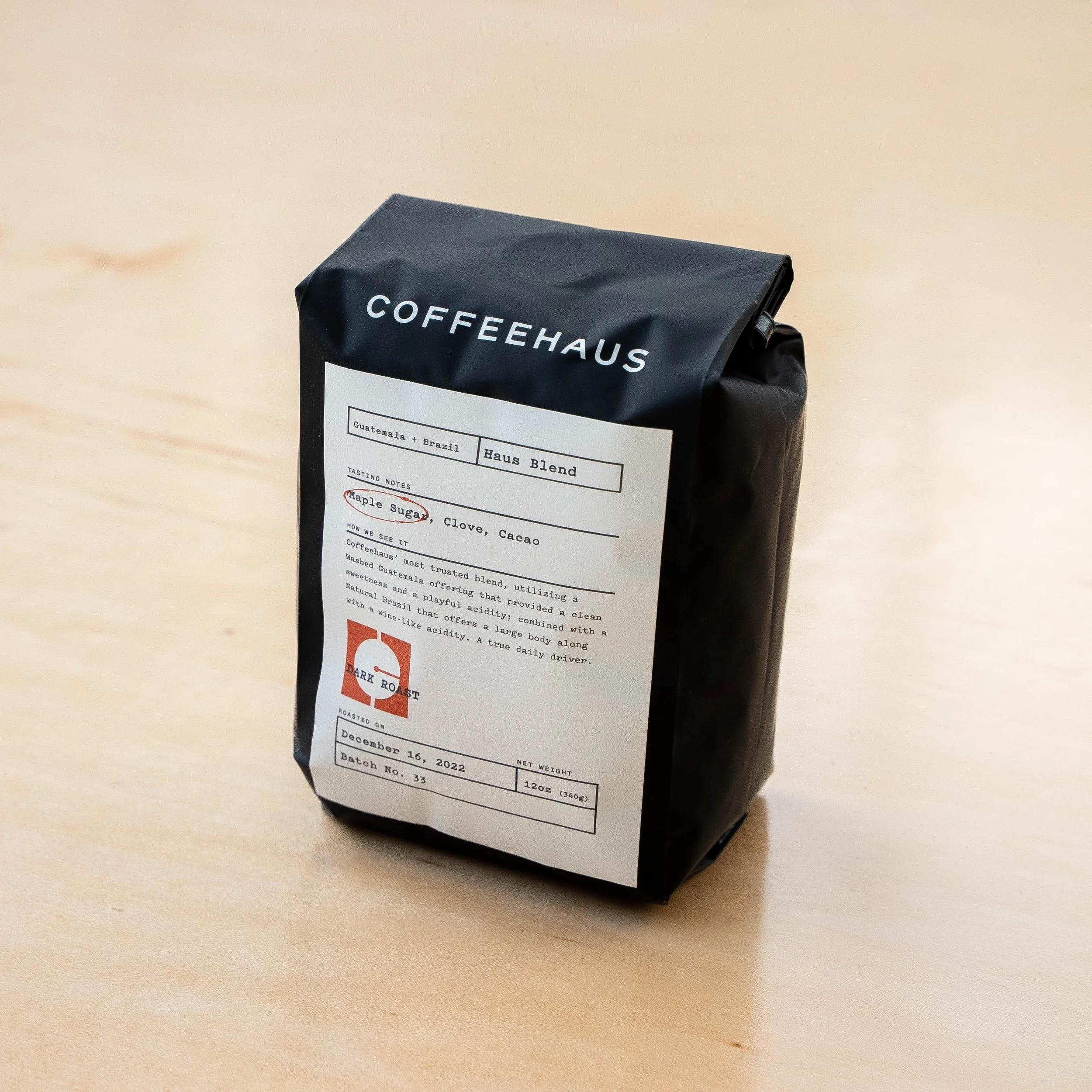 Coffeehaus - Haus Blend Light Roast — coffeehaus