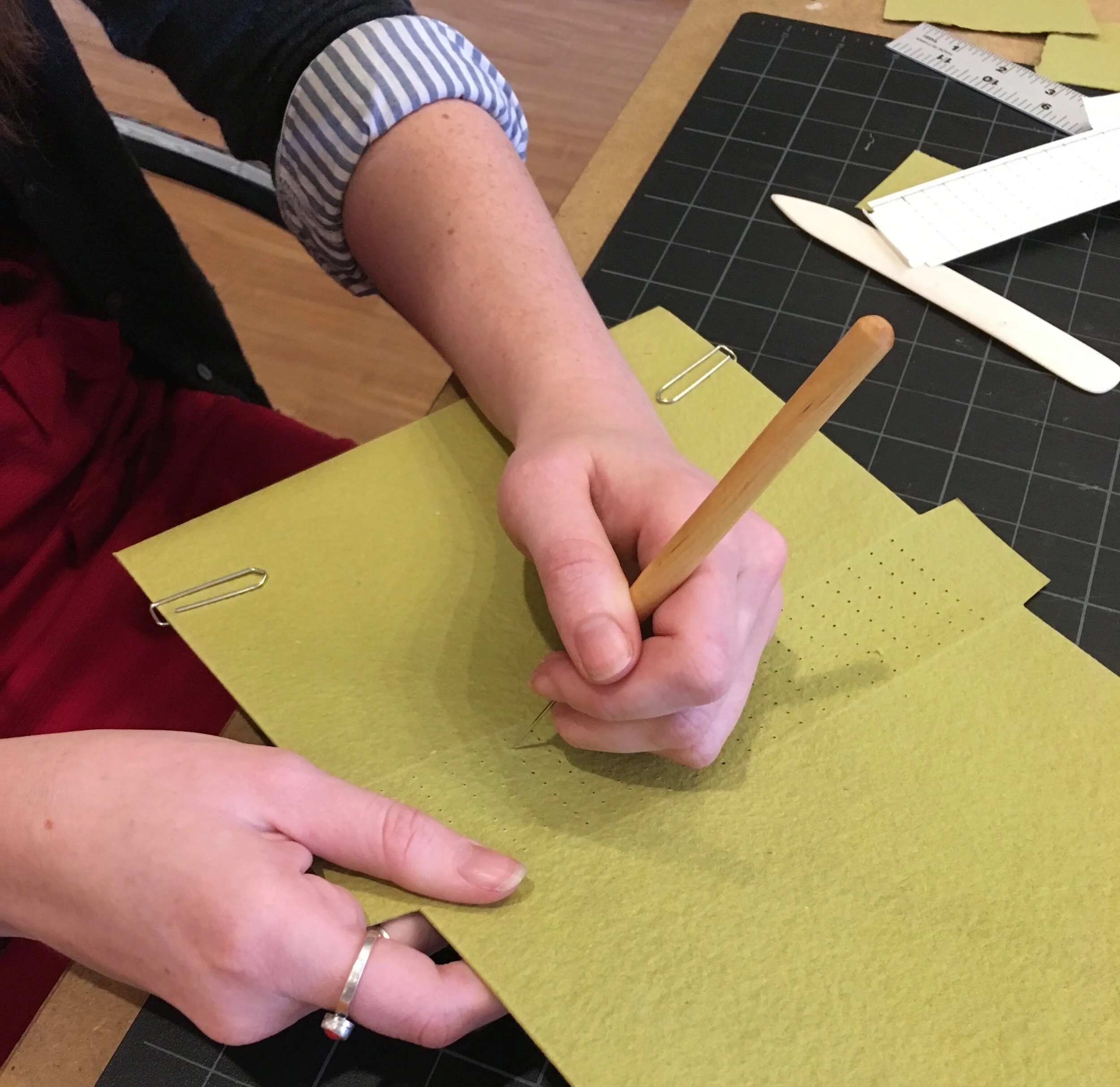 A stitch this time makes nine … signatures! — Bari Zaki Studio