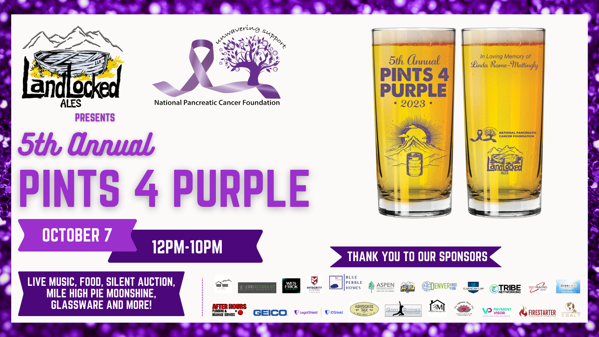 Pints 4 Purple — Landlocked Ales