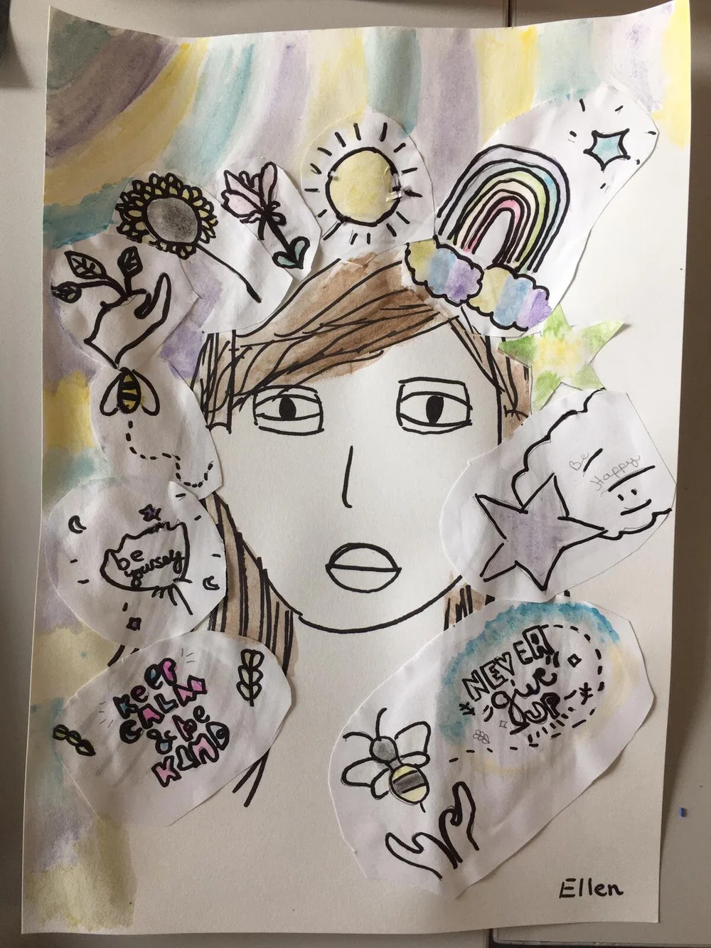 St Pauls Positivity Poster — Barkingside Art Club