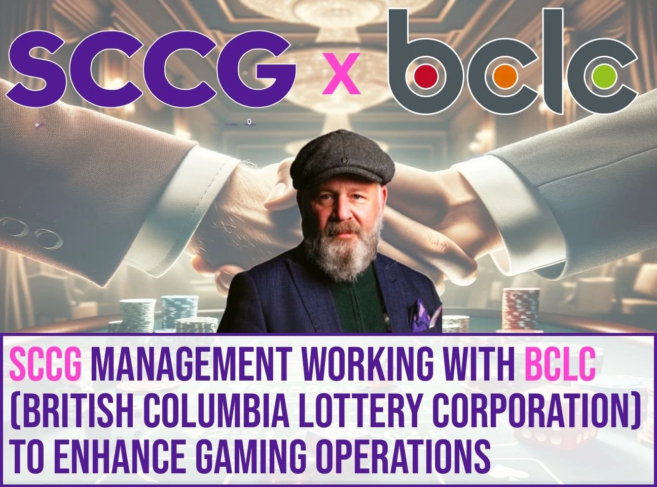 SCCG Management Working with British Columbia Lottery Corporation to ...