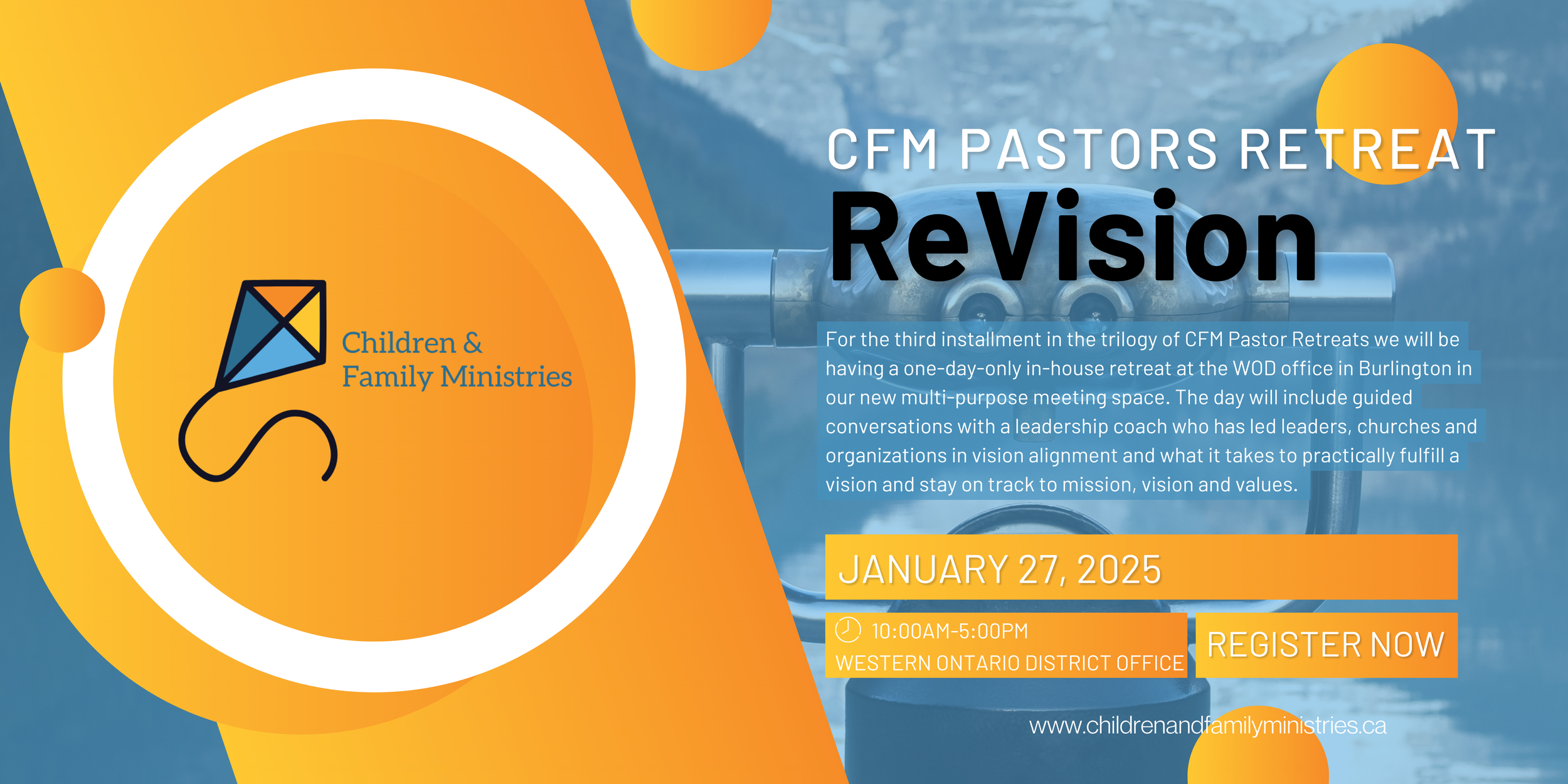 CFM Pastor's Retreat: ReVision — Children And Family Ministries
