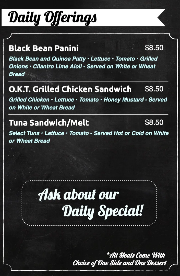 UCLA Lunch Menu — OUR KOSHER TABLE