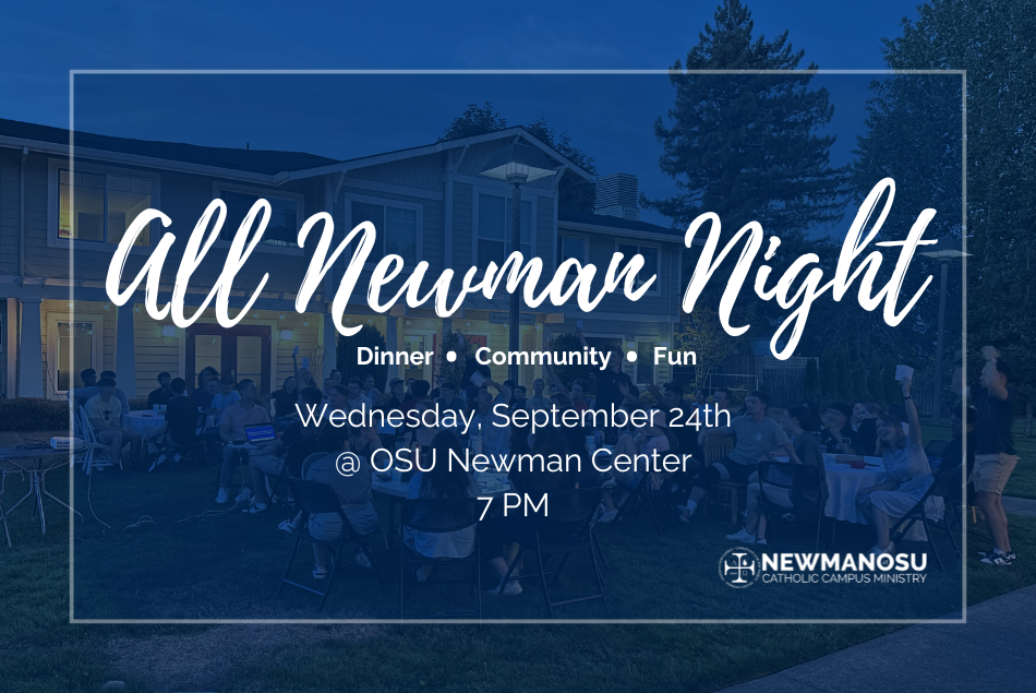 Events & Calendar — Newman Center at Oregon State