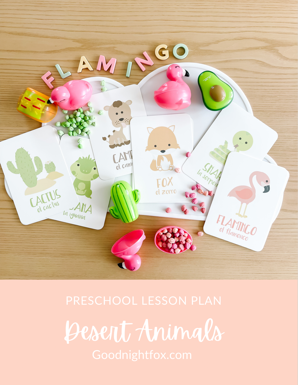 Goodnight Fox - Desert Animal Activities & Lesson PLans for PReschoolers