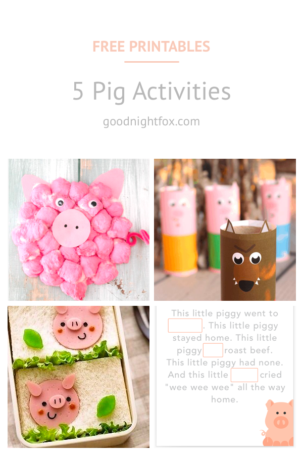 Day Three: 5 Pig Activities — Goodnight Fox