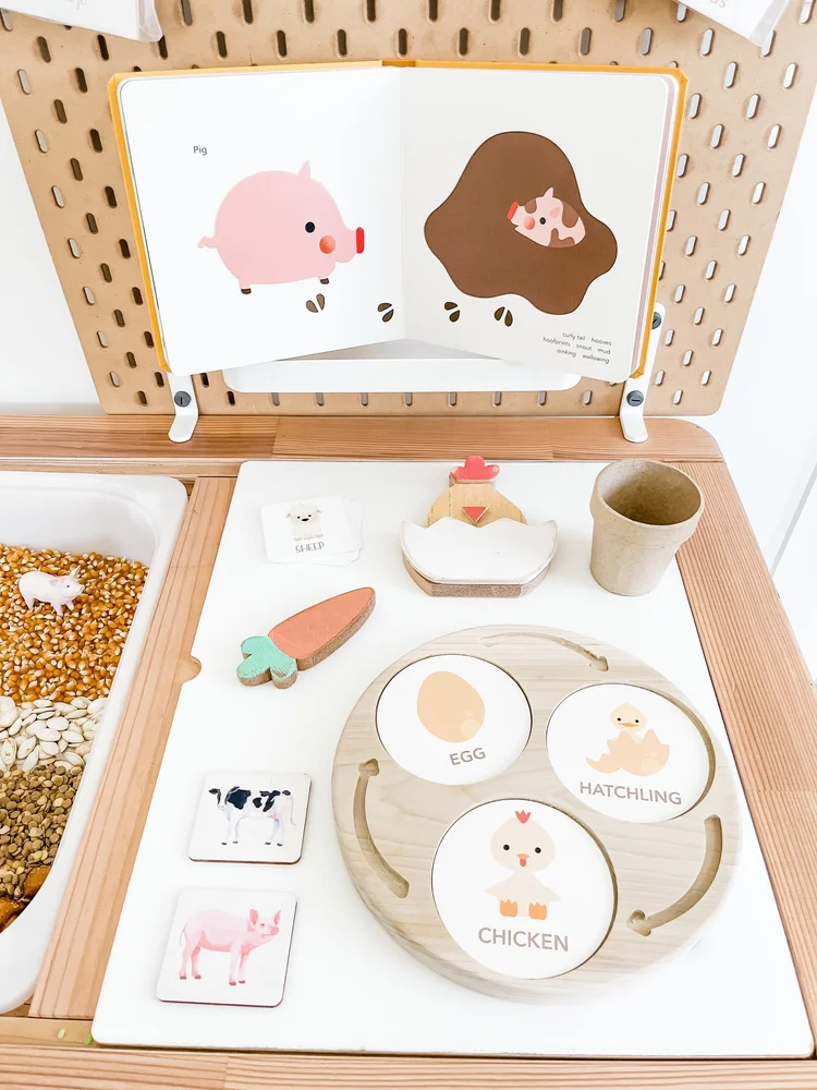 Goodnight Fox - Farm Animal Sensory Bin