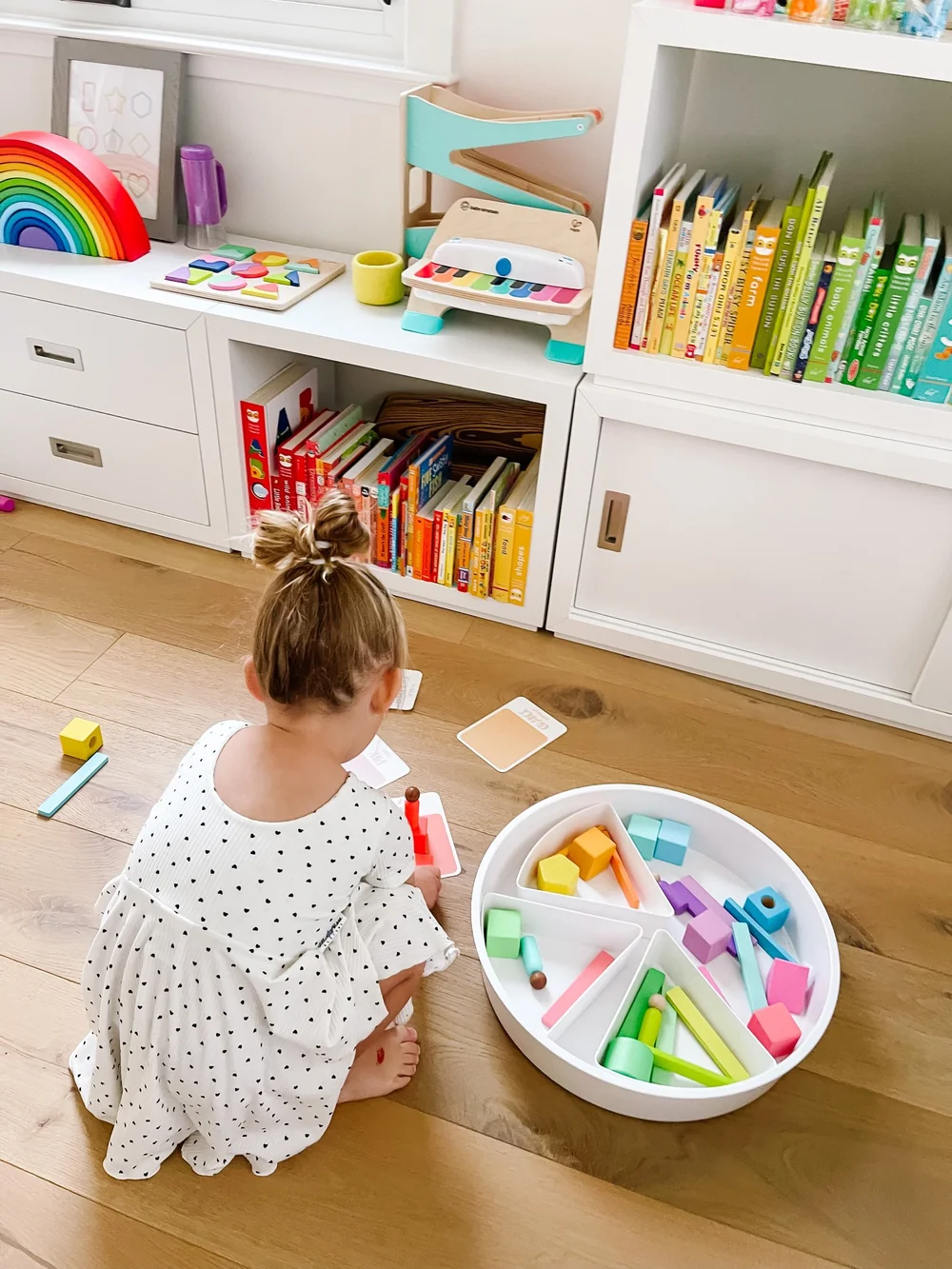 Goodnight Fox - Rainbow Color Sorting Tray