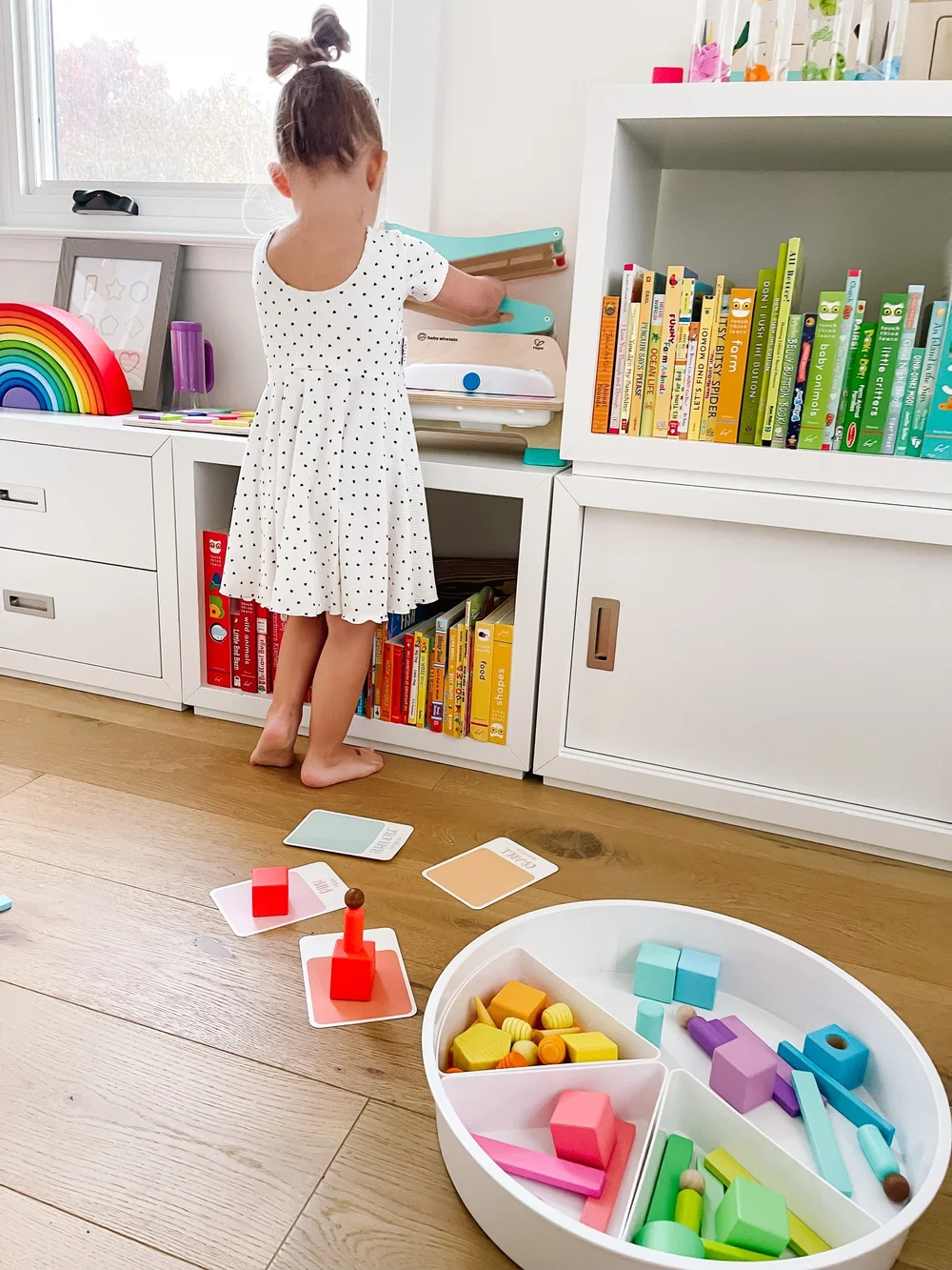 Goodnight Fox - Rainbow Color Sorting Tray