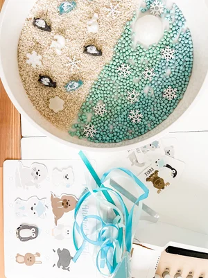 Goodnight Fox - Arctic Animal Winter Sensory Bin