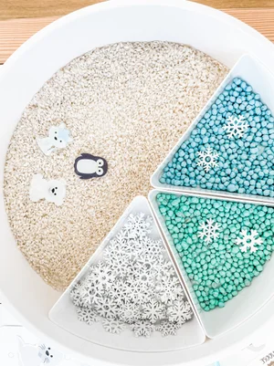 Goodnight Fox - Arctic Animal Winter Sensory Bin