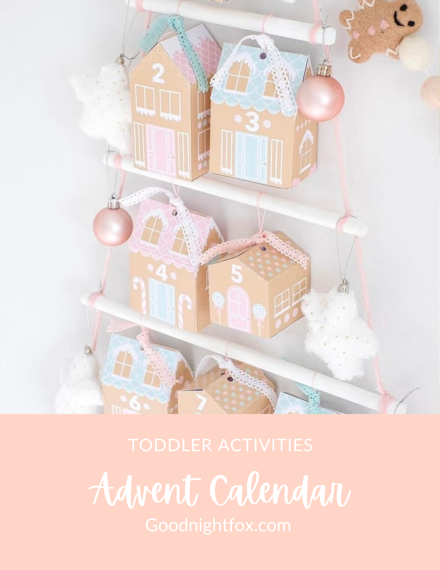 DIY AdVent Calendar: 12 Days Of Christmas Gingerbread Row Houses Kit ...