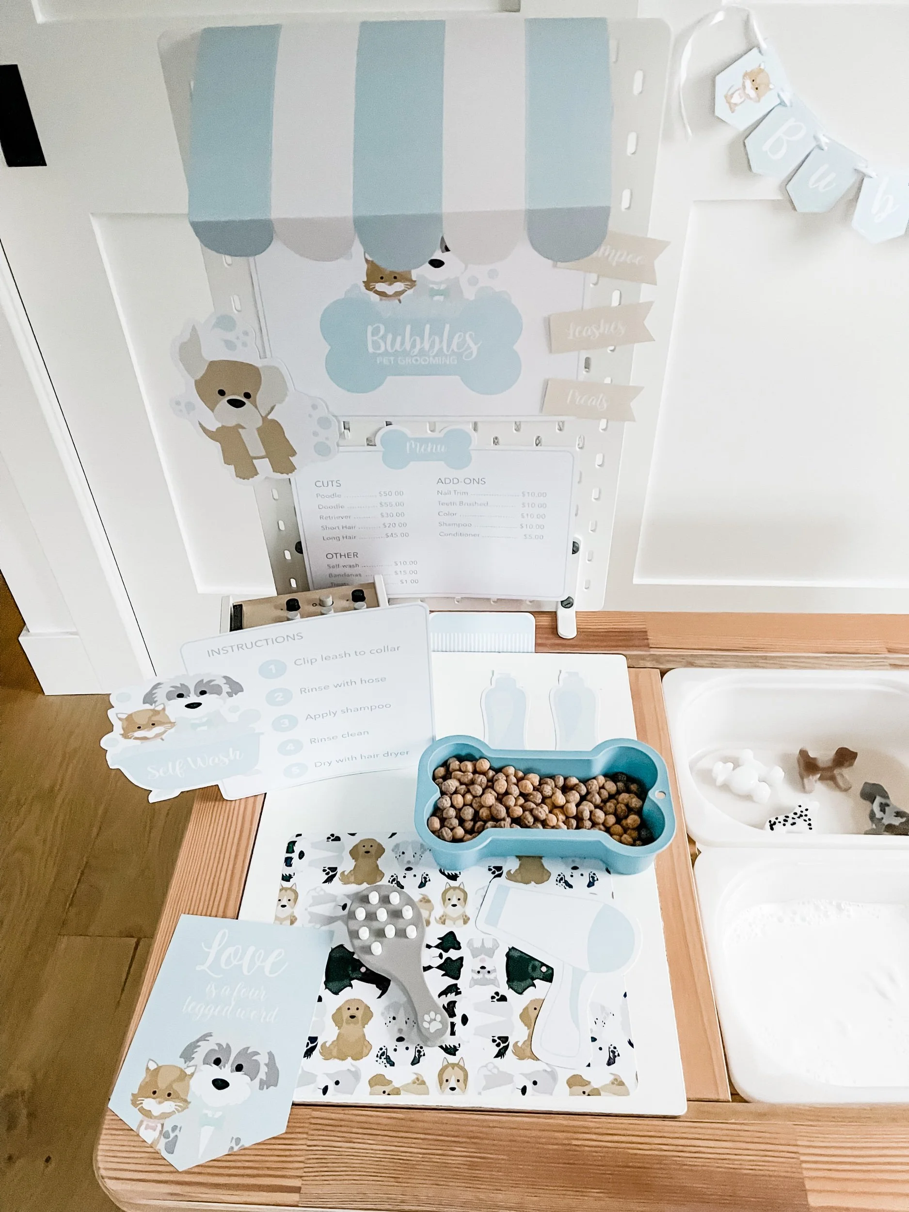 Goodnight Fox - Dog Wash Sensory Play Kits