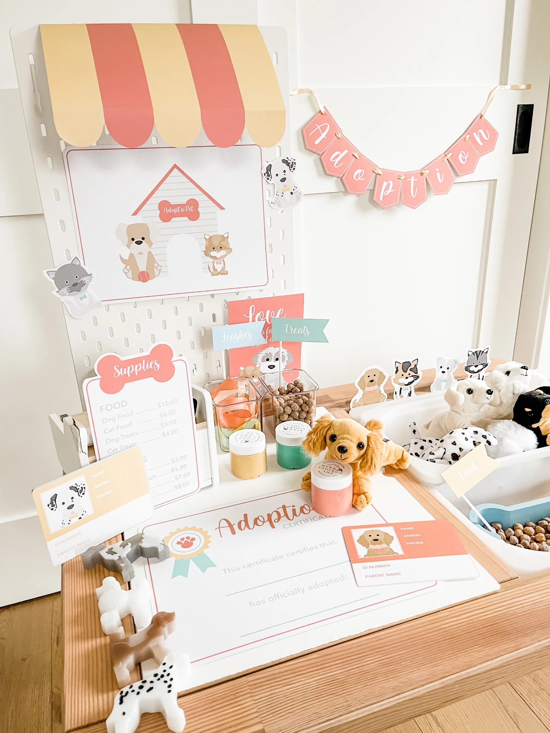 Goodnight Fox - Pet Adoption download dramatic play kit