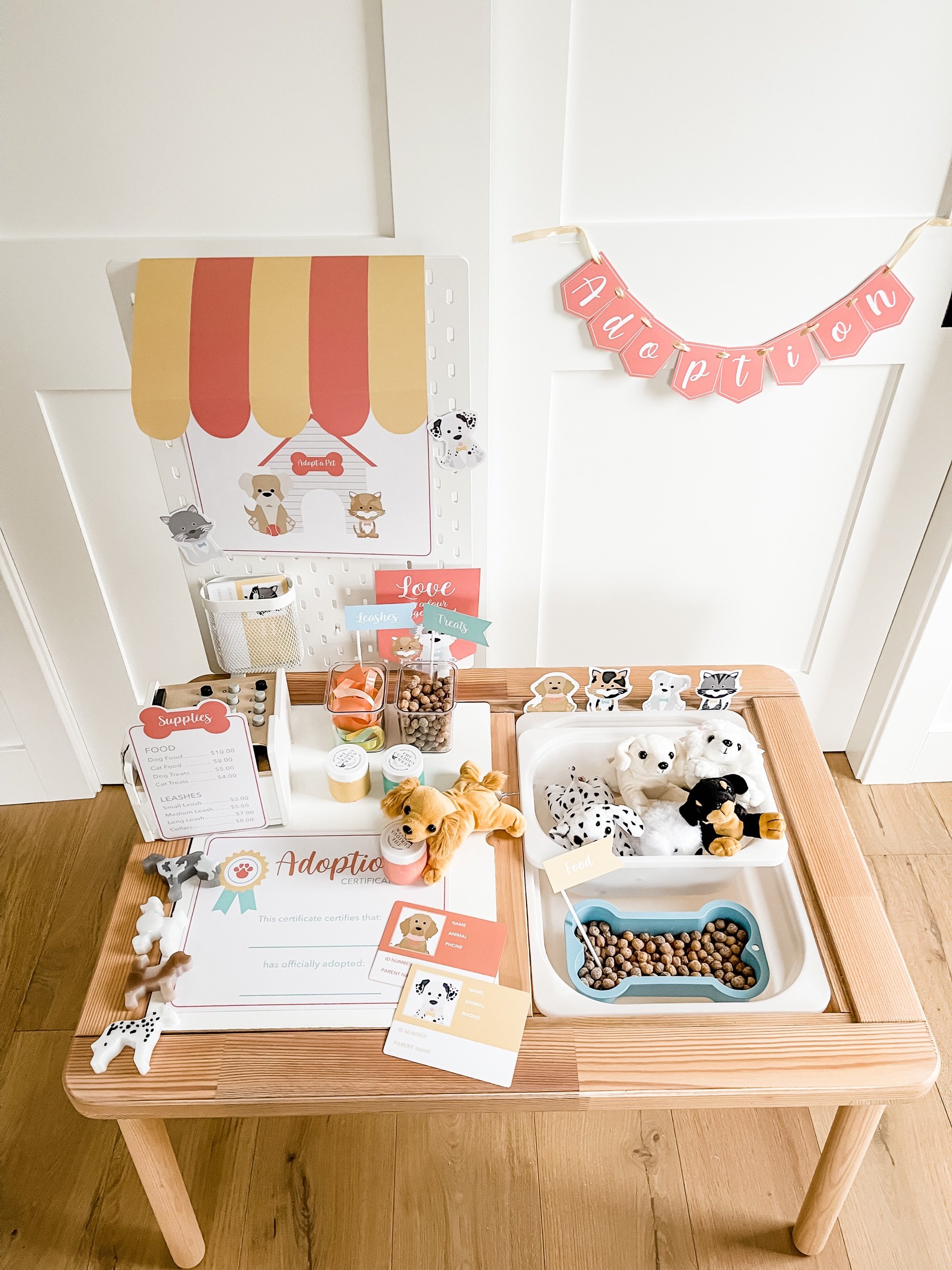 Goodnight Fox - Pet Adoption download dramatic play kit