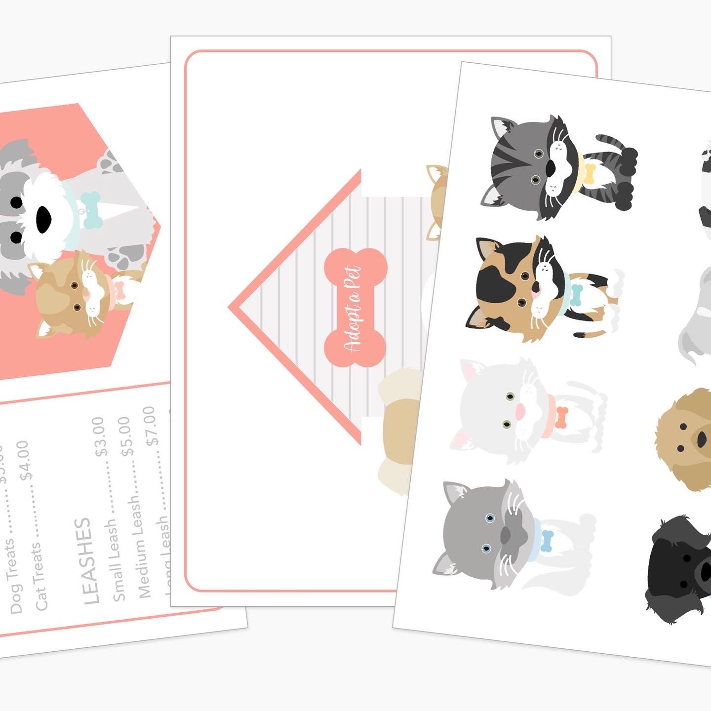 Goodnight Fox - Pet Adoption download dramatic play kit