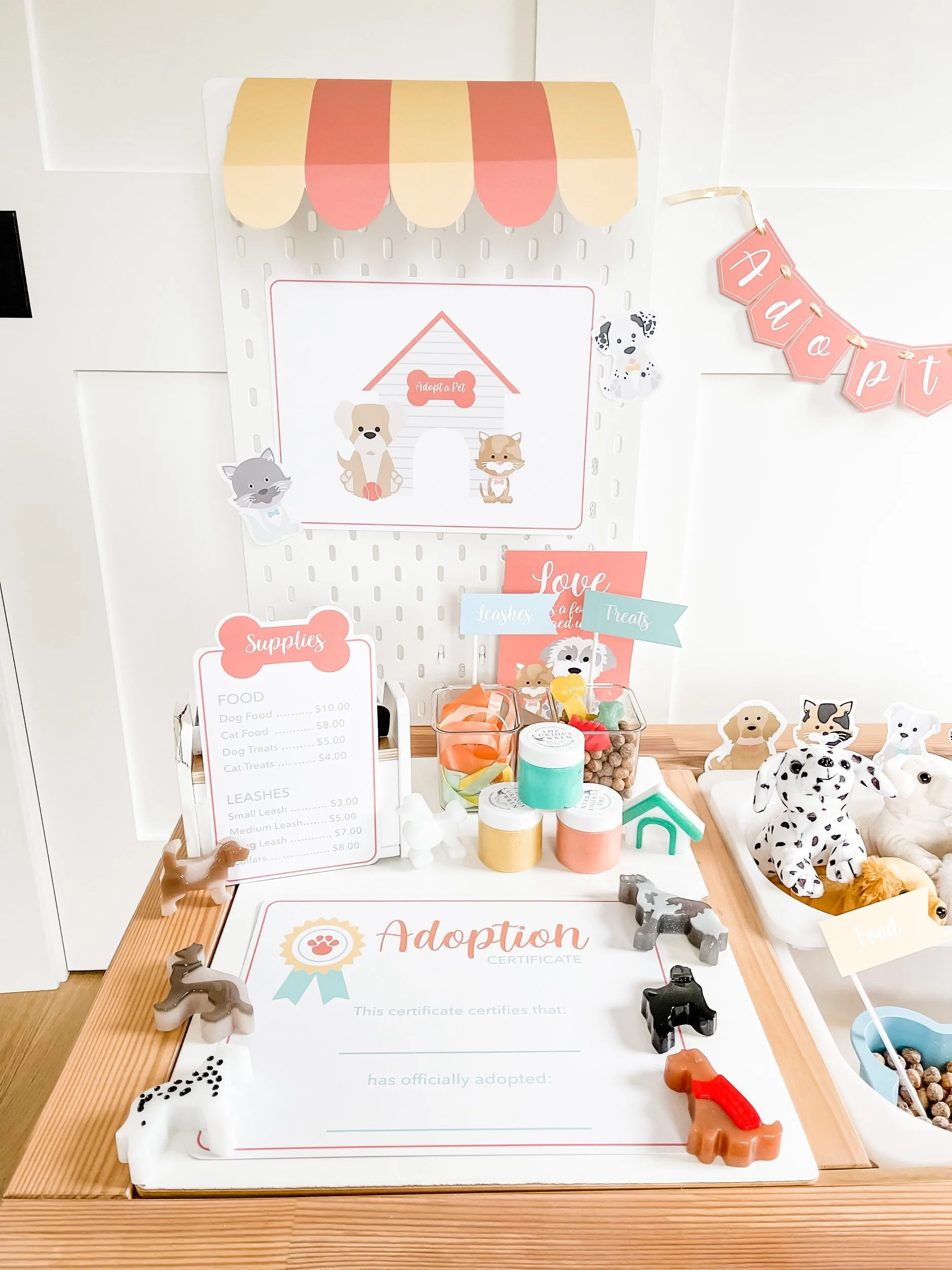 Goodnight Fox - Pet Adoption download dramatic play kit