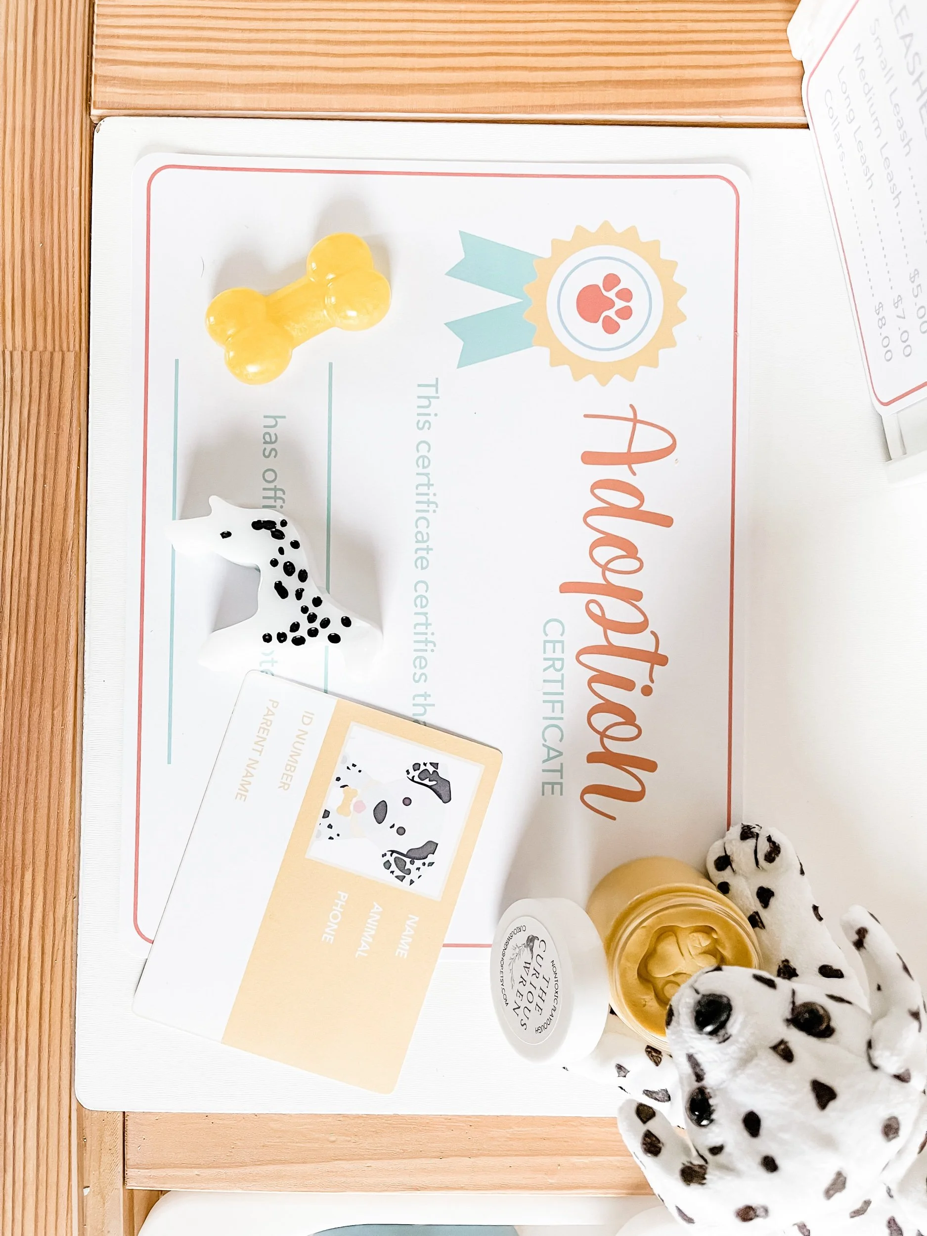Goodnight Fox - Pet Adoption download dramatic play kit