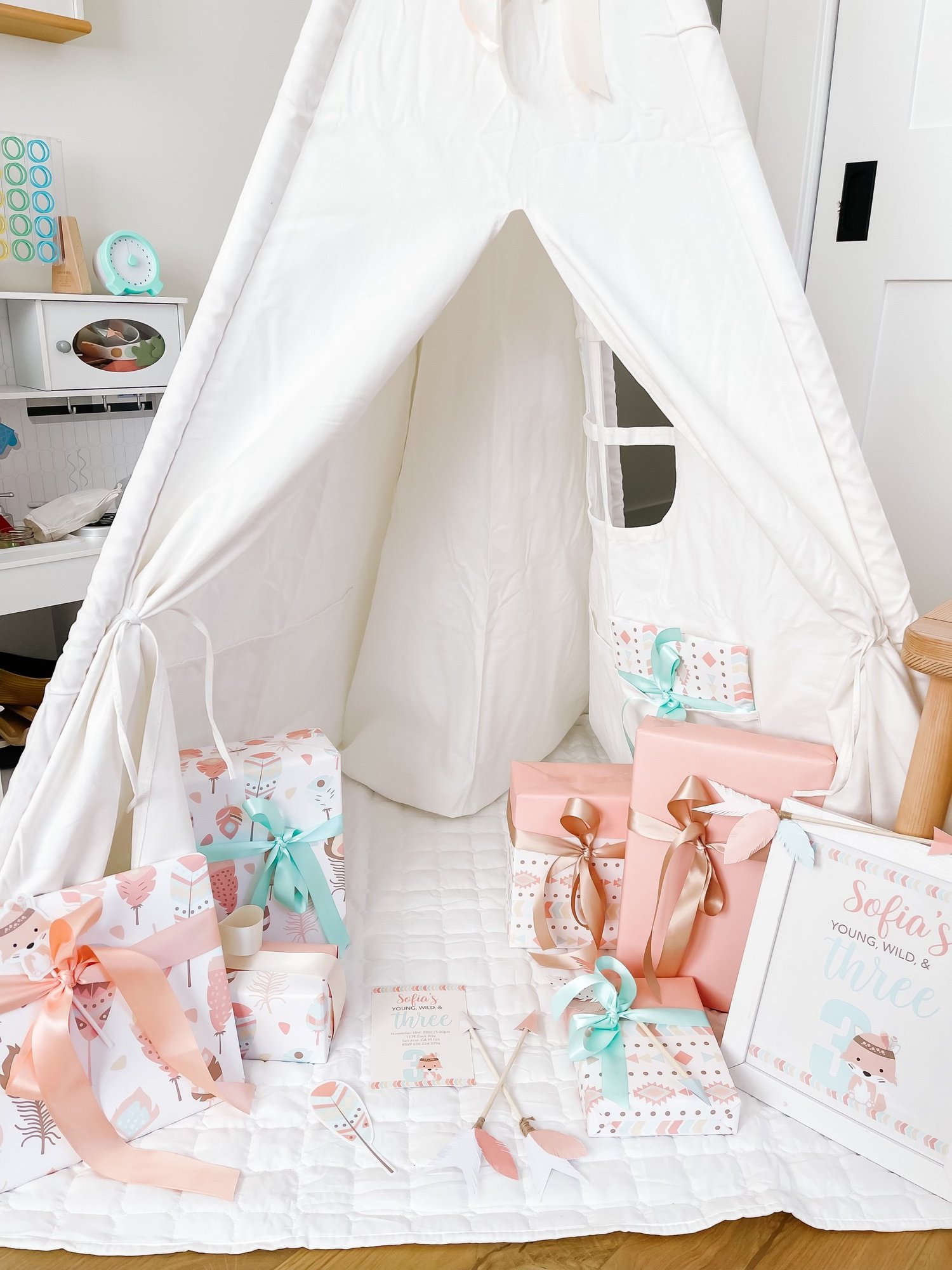 Goodnight Fox - Boho fox chic Young wild and three birthday party theMe