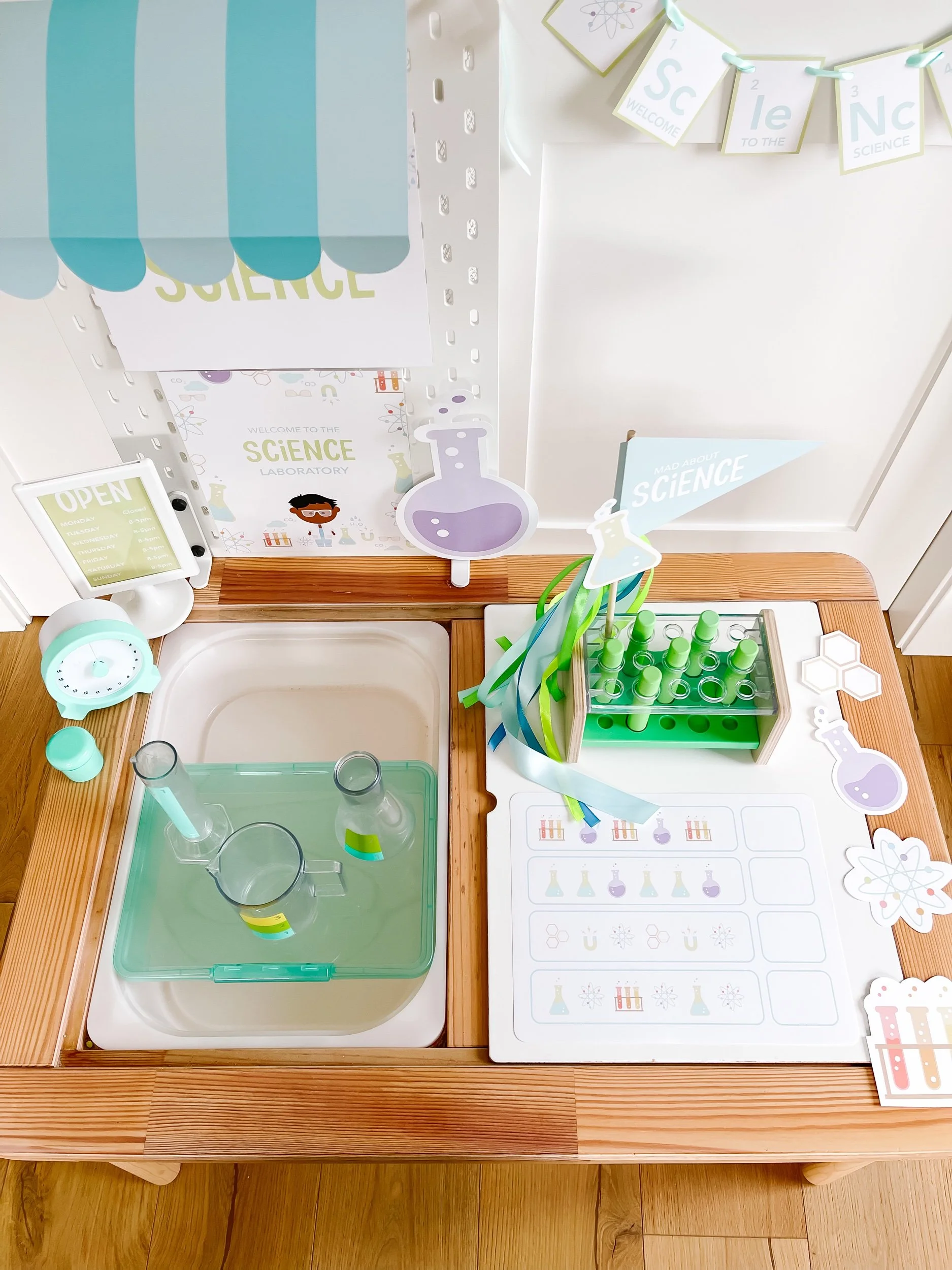 Goodnight Fox - Science Lab Printable Dramatic Play and Sensory Play ...