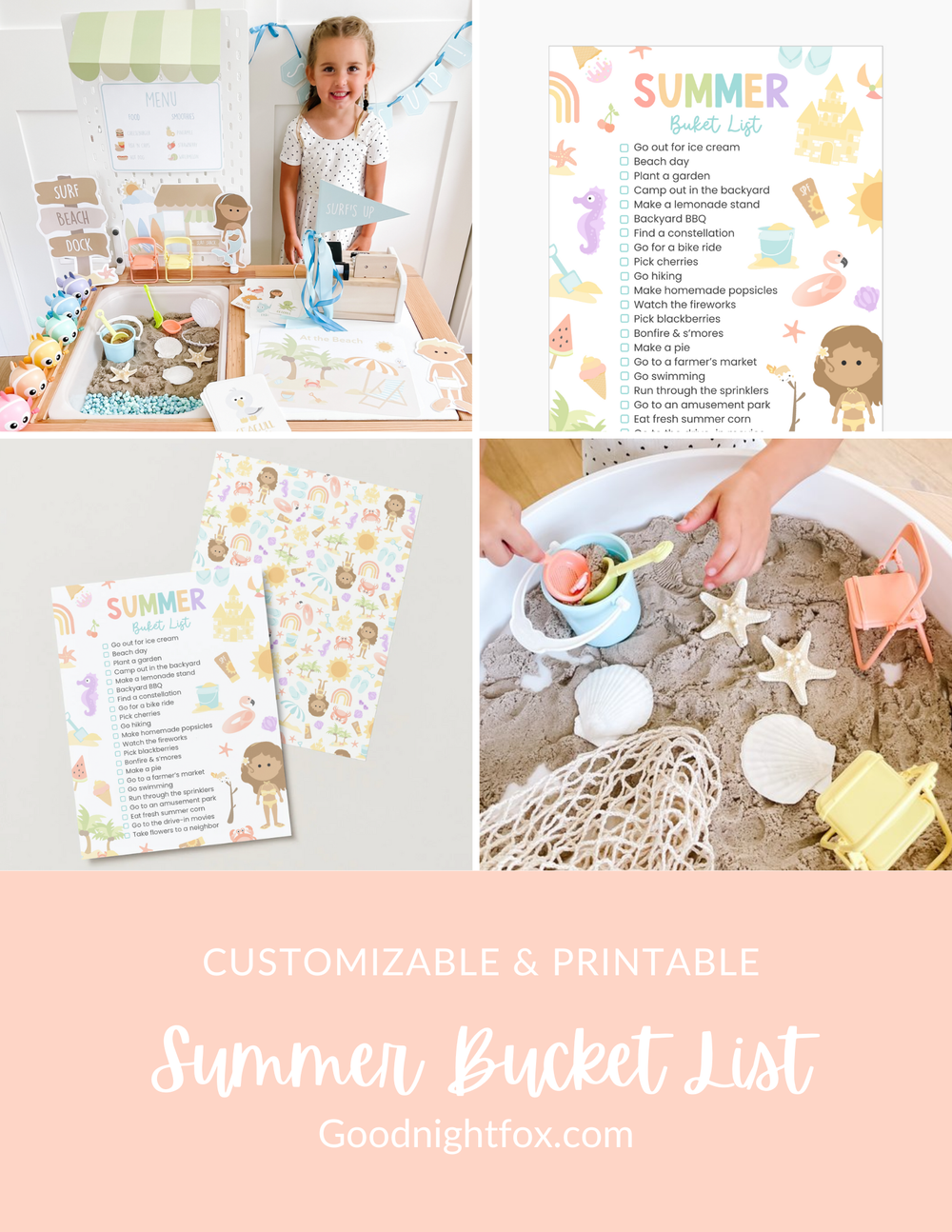 Goodnight Fox - The Ultimate Summer Bucket List for Kids (by Age ...