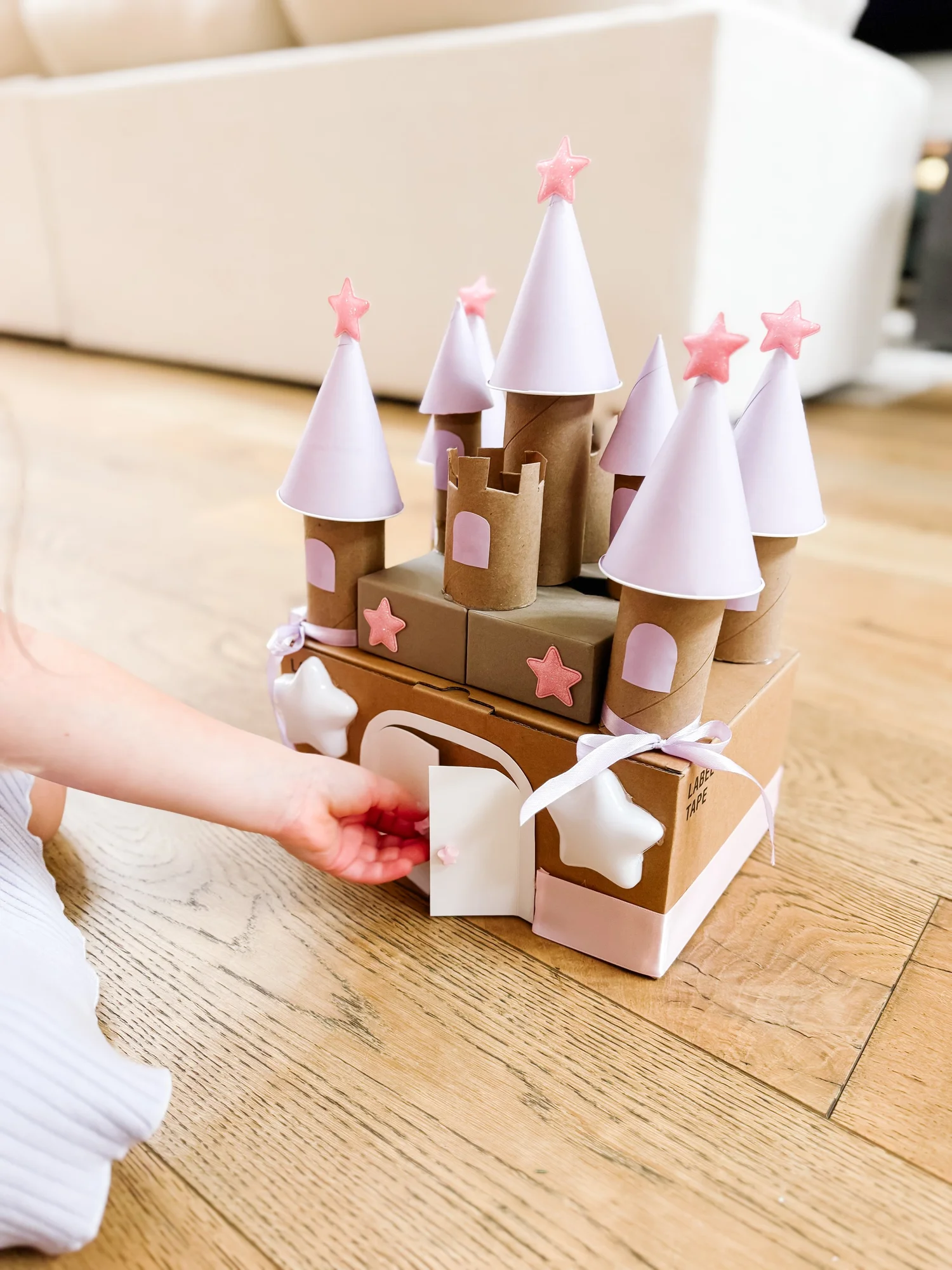 Goodnight Fox - DIY Cardboard Castle Craft for Kids | Easy Princess ...