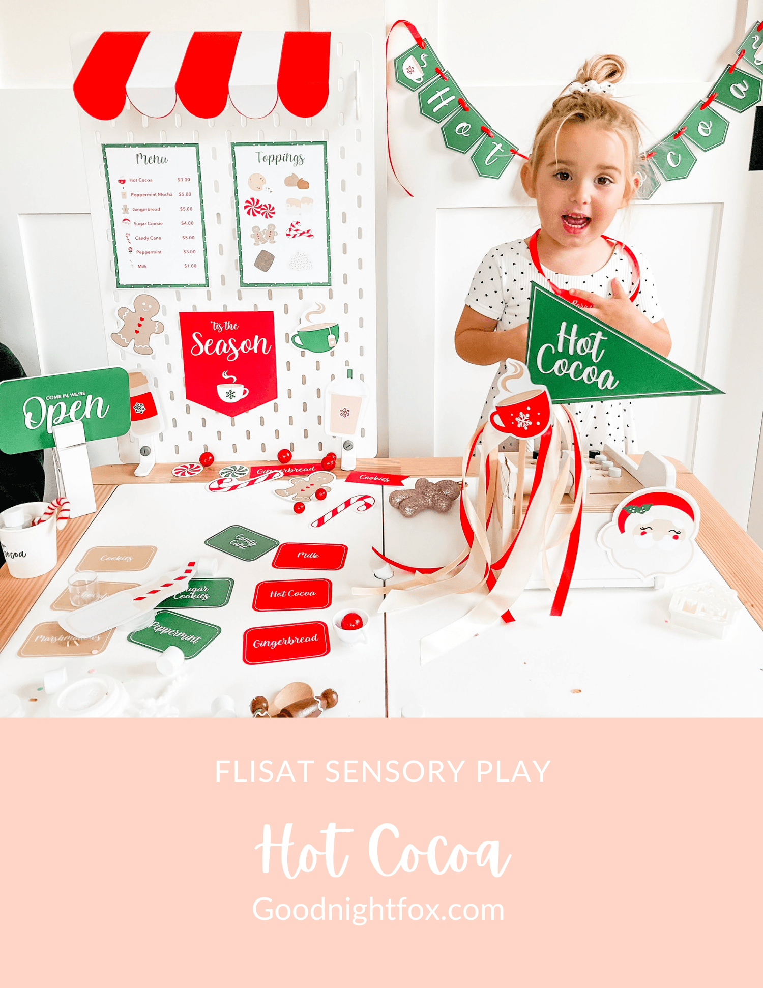 Goodnight Fox - How to Create a Festive Red, White, and Green Hot Cocoa ...