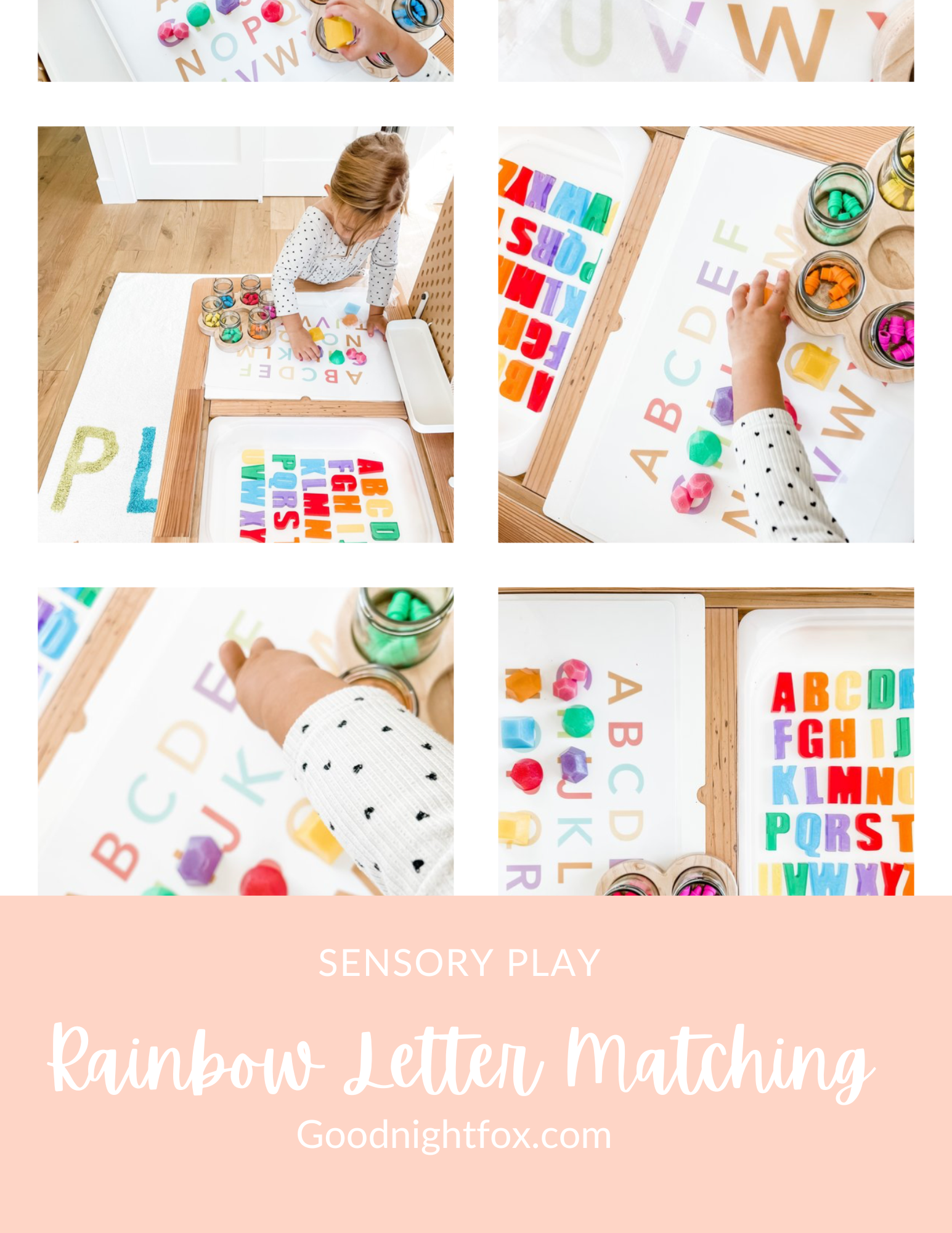 Goodnight Fox - Boosting Toddler Learning with Letter Matching Sensory ...