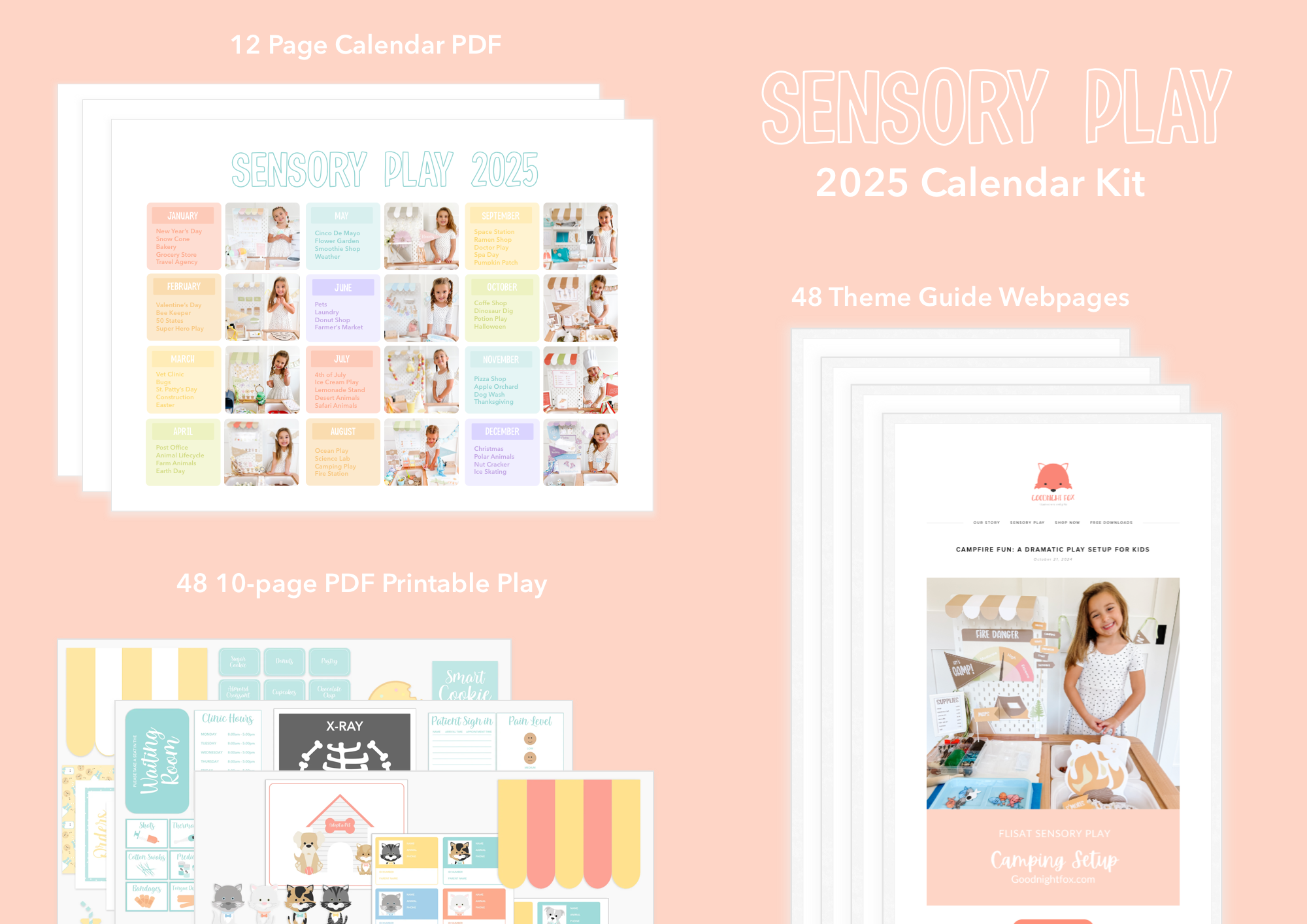 Goodnight Fox - Sensory Play Calendar 2025