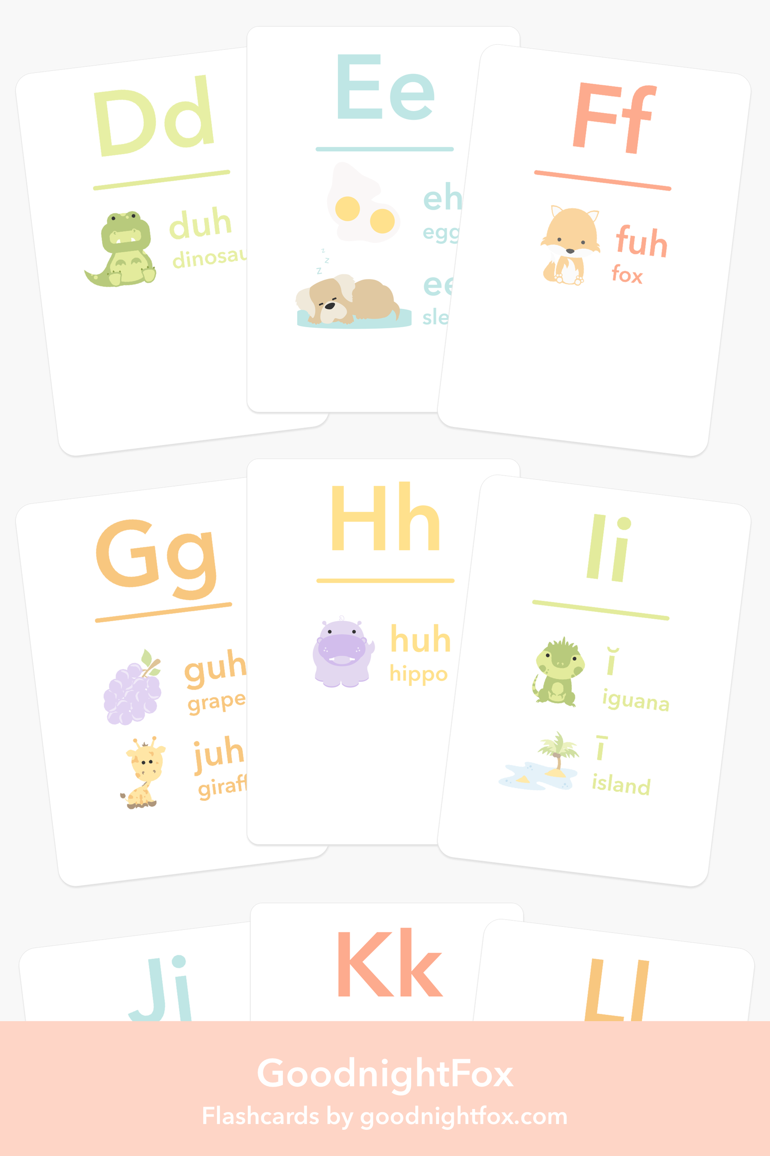 Goodnight Fox - Phonics for Toddlers: Simple Guide + Free Letter Sounds ...
