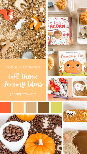 Goodnight Fox - 5 New Fall Autumn Themed Sensory Play Ideas