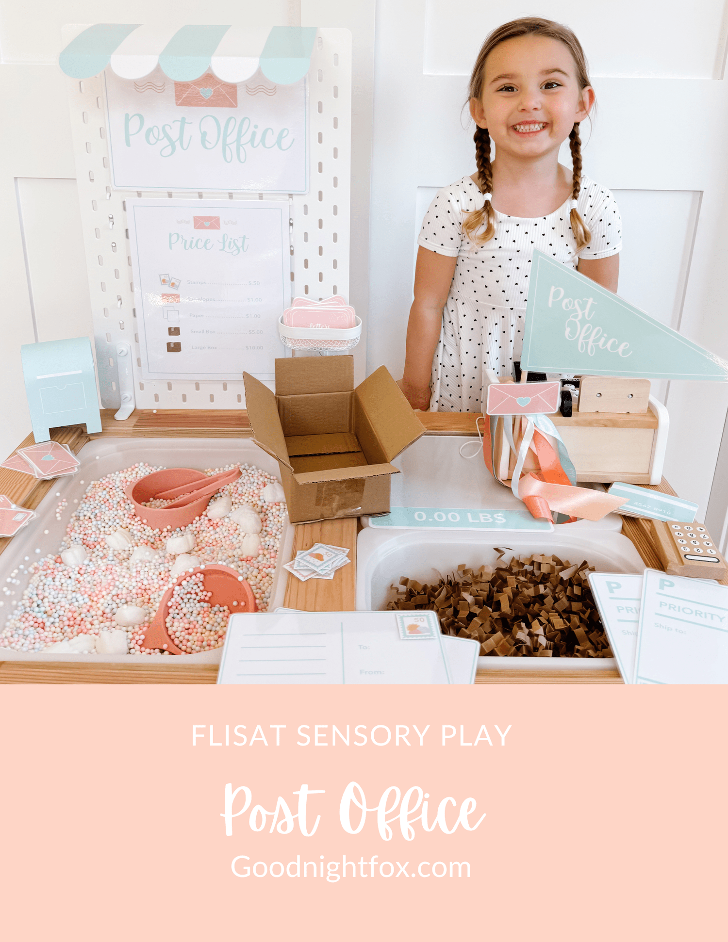 Goodnight Fox - Post Office Dramatic and Sensory Play Setup for ...