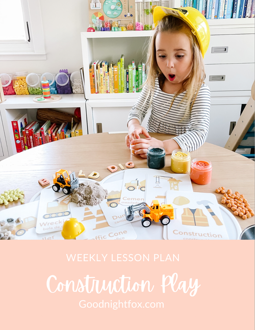 Goodnight Fox - Building Fun and Learning with Construction Sensory ...