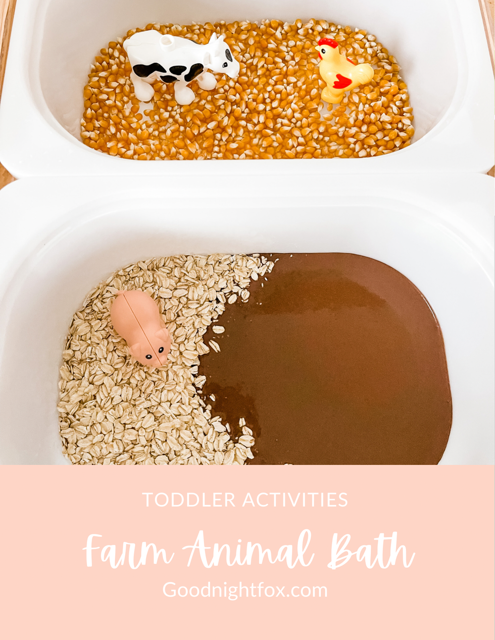Goodnight Fox - 5 New Fall Autumn Themed Sensory Play Ideas