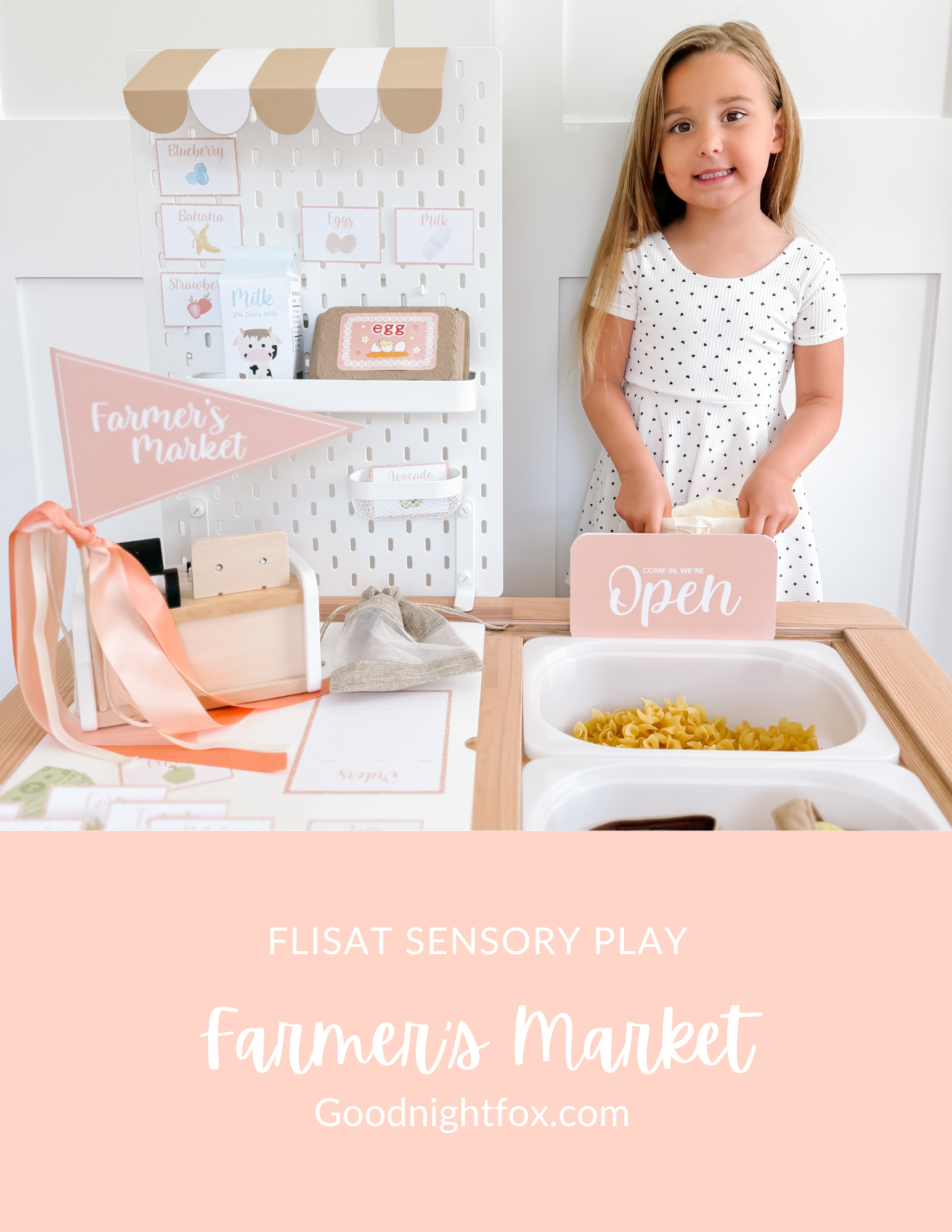 Goodnight Fox - Farmers Market Play: Sensory Play Setup for Preschoolers