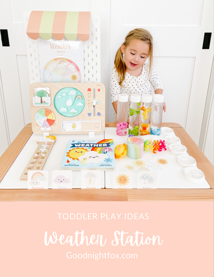 Goodnight Fox - Creating a Weather Station Sensory Play Table: A ...