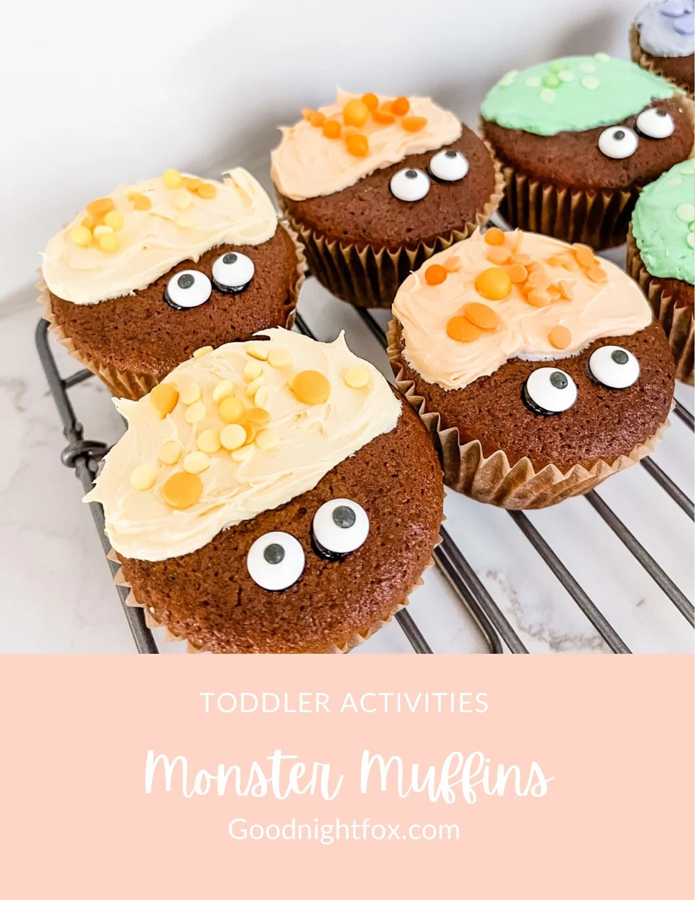 Goodnight Fox - Halloween Pumpkin Monster Muffins