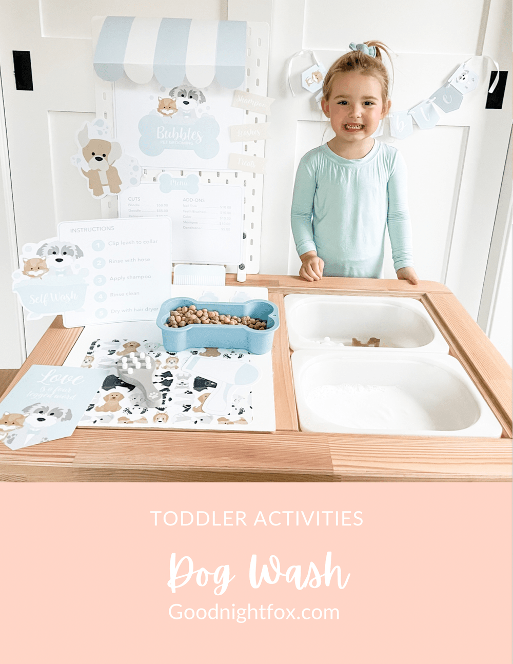 Goodnight Fox - Dog Wash Sensory Play Kits