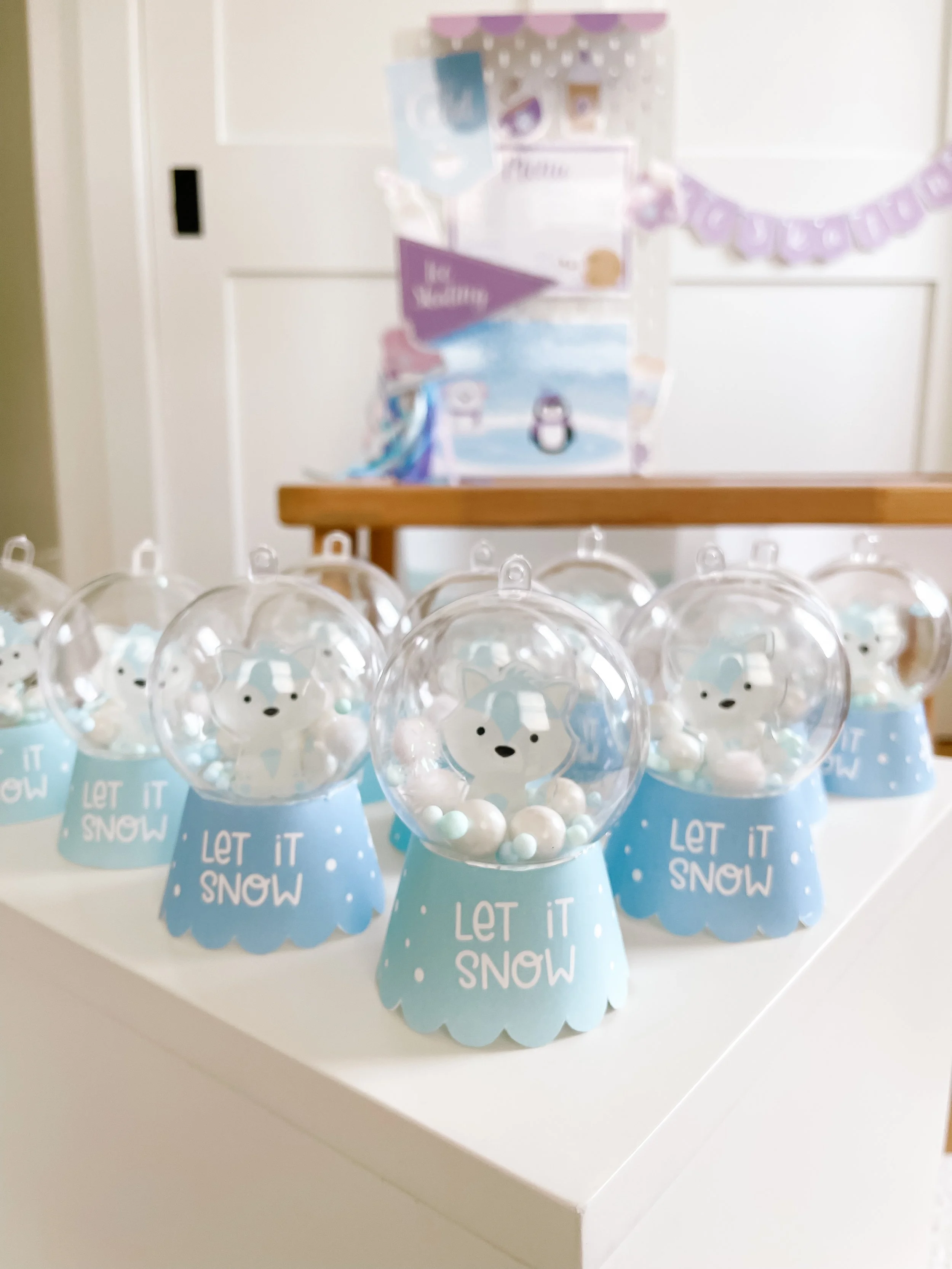 Goodnight Fox - DIY Snow Globe Party Favors or Classroom Favors for ...