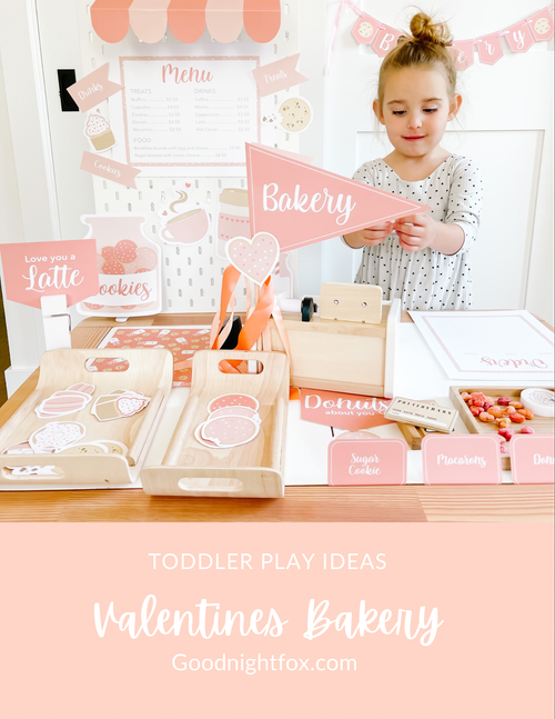 Goodnight Fox - Valentine’s Bakery Dramatic Play Kit for Toddler ...