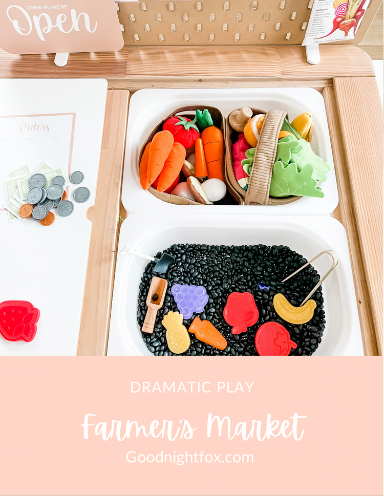 Goodnight Fox - Farmers Market Play: Sensory Play Setup for Preschoolers