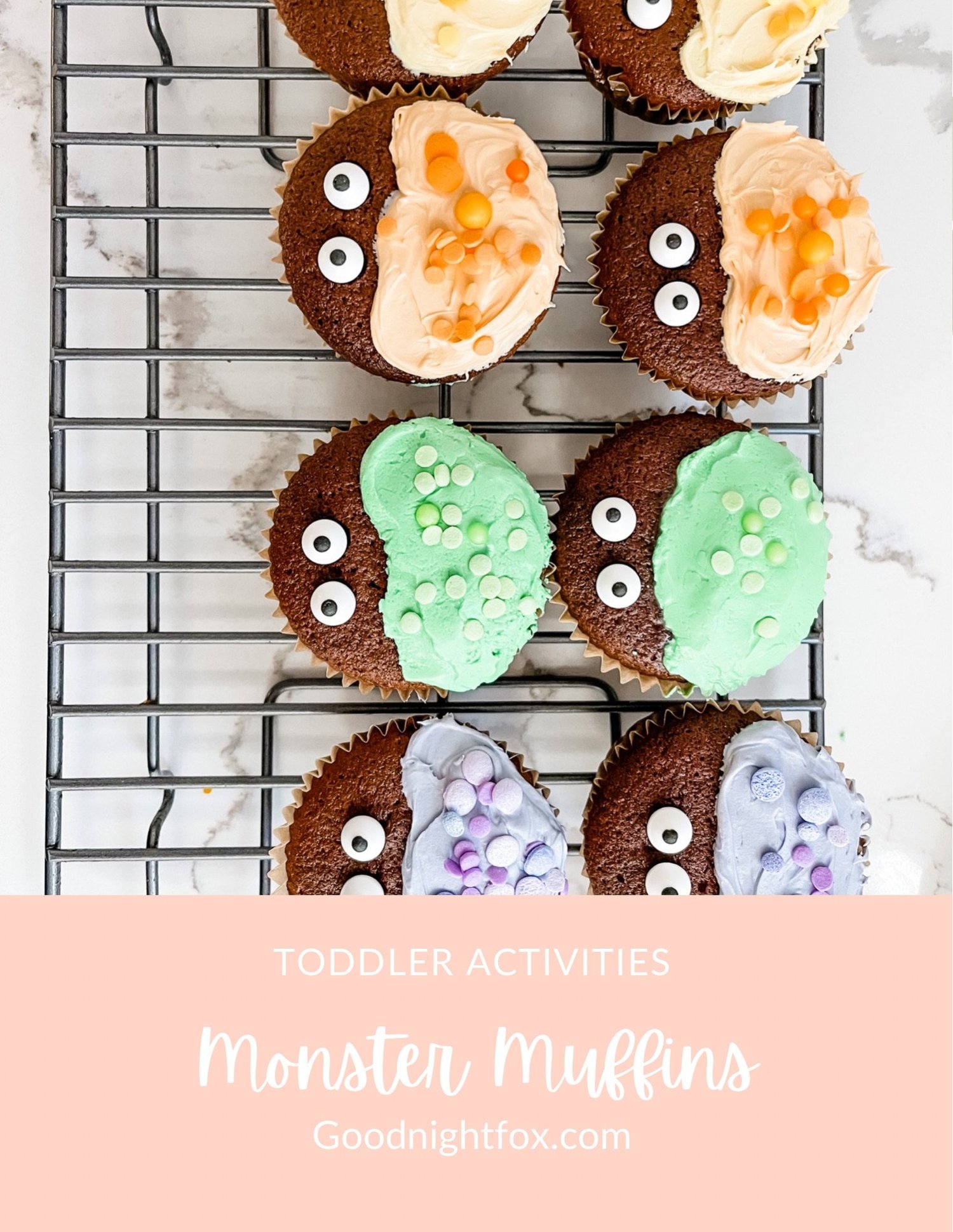 Goodnight Fox - Halloween Pumpkin Monster Muffins