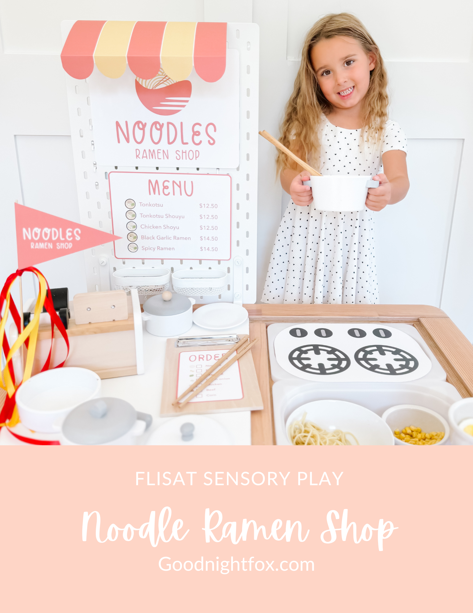 Goodnight Fox - Ramen Noodle Shop Sensory & Dramatic Play Setup: Taste ...