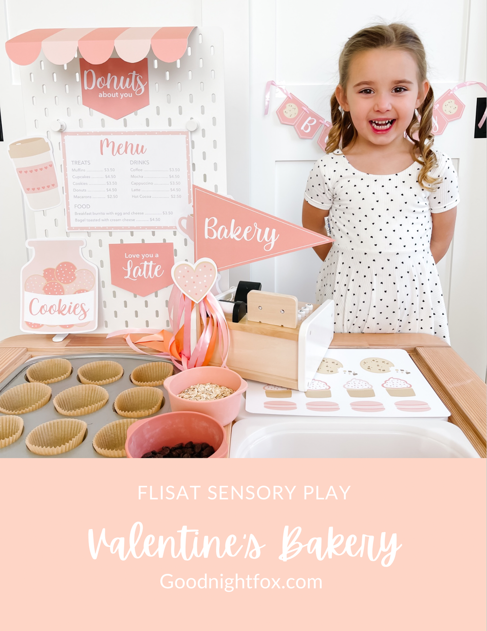 Goodnight Fox - Valentine’s Bakery Dramatic Play Kit for Toddler ...